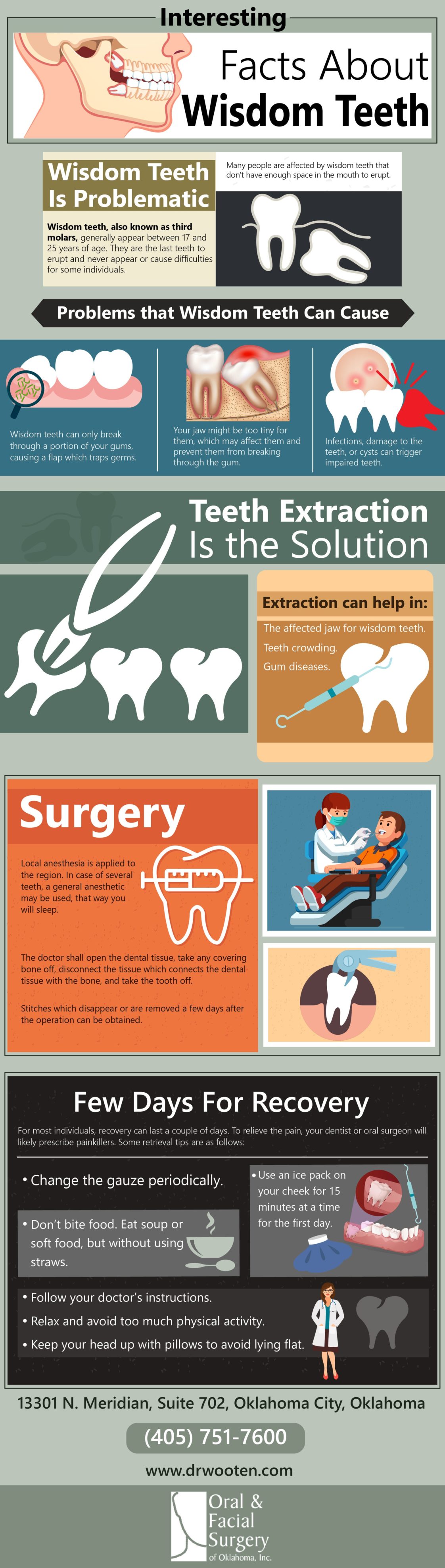 Infographic : Interesting Facts About Wisdom Teeth – Infographic.tv ...