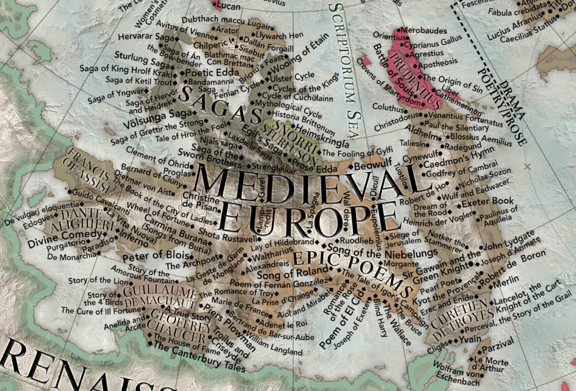 Infographic : Medieval-era Prose and Poetry - Infographic.tv - Number ...