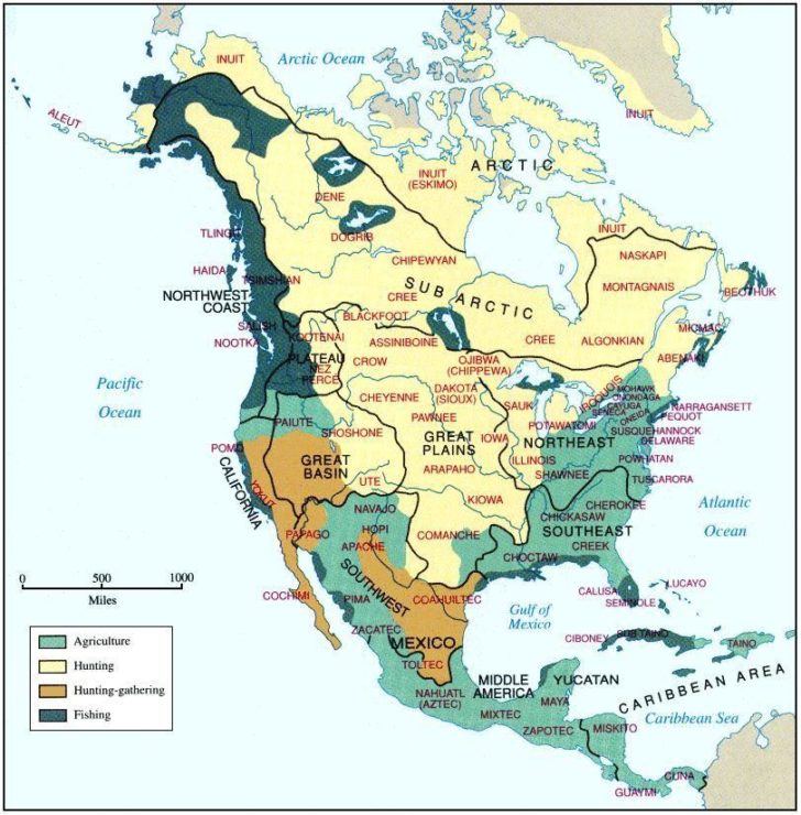 Map : A Much More Accurate Depiction of Pre-Colombian Amerindian Tribal ...
