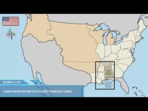Map : Territorial Evolution of USA – Northwest Expansion (1819-1845 ...