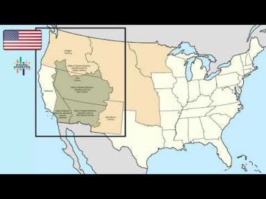 Map : Territorial Evolution of USA - Southwest Expansion (1845-1860 ...