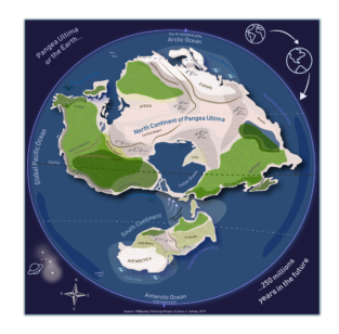Map : [OC] I made a map of “Pangea Ultima”, 250 million years in the ...