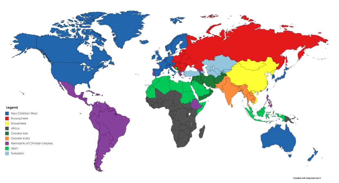 Map : The ultimate cultural map of the world (by Adûnâi) – Infographic ...