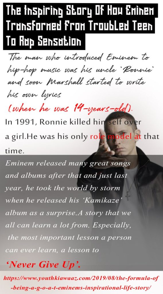 Chart : The Inspiring Story Of How Eminem Transformed From Troubled ...