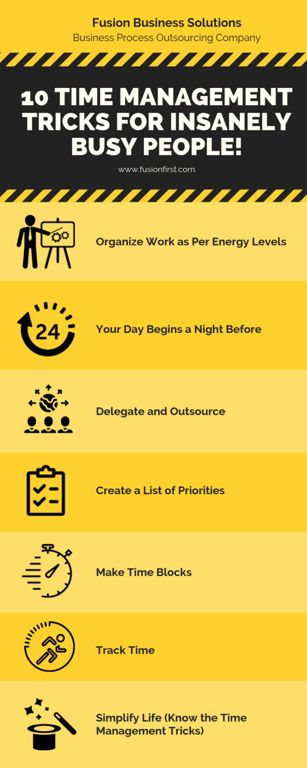 Infographic : 10 Time Management Tricks for Insanely Busy People ...