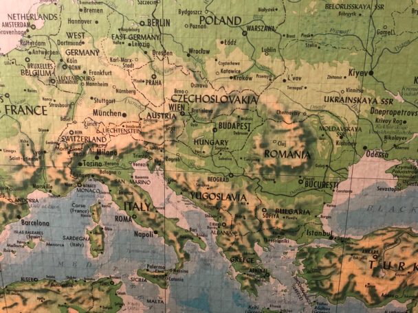 Map : 1970-1980’s map of East Europe – Infographic.tv – Number one ...