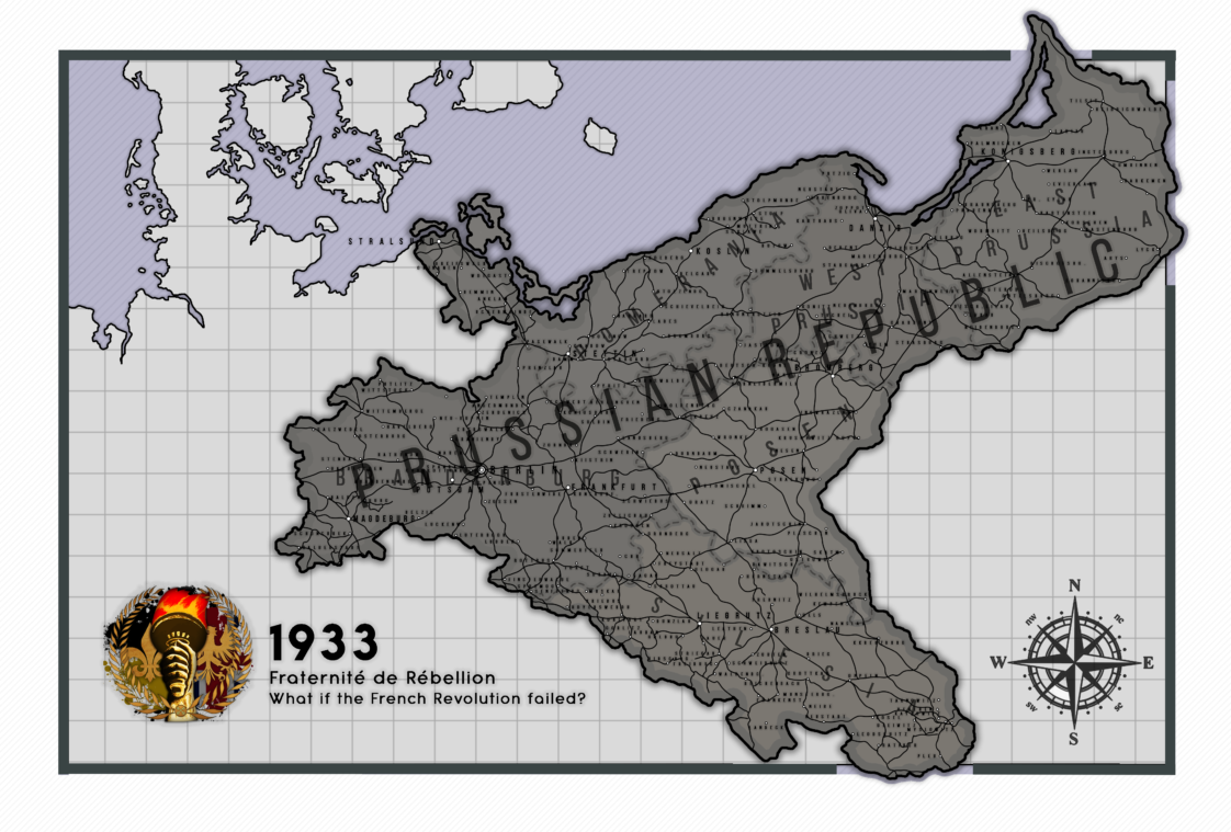 Map : Fraternité de Rébellion: The Prussian Republic in 1933 ...