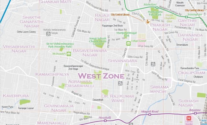 Map : Making of Bangalore City map – Infographic.tv – Number one ...