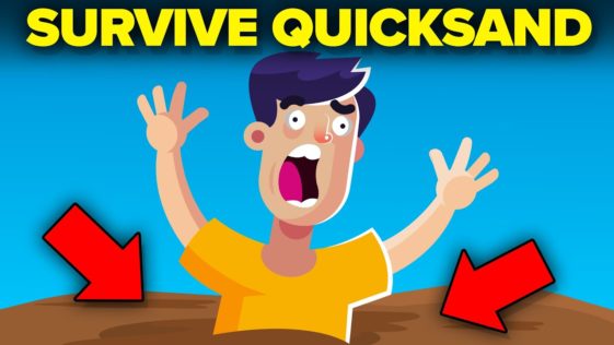 Video Infographic : How To Actually Survive Being Stuck In Quicksand ...