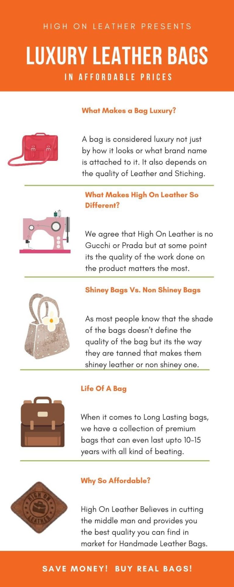 Infographic : Luxury Leather Bags in Cheap Prices – Infographic.tv ...