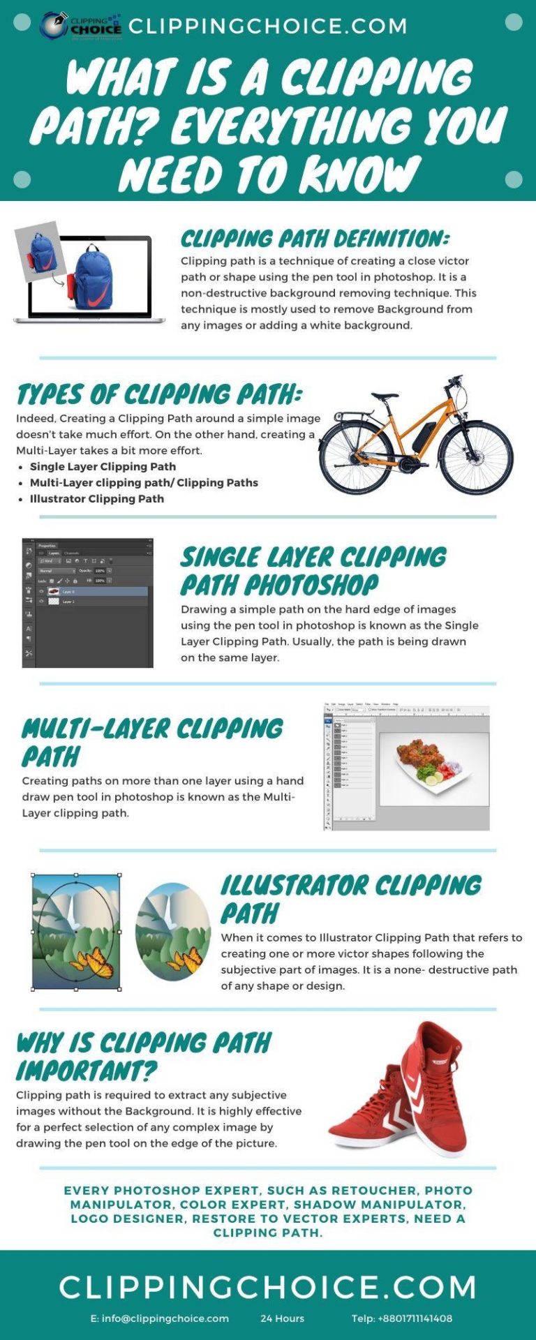 Infographic : What Is A Clipping Path? Everything You Need to Know ...