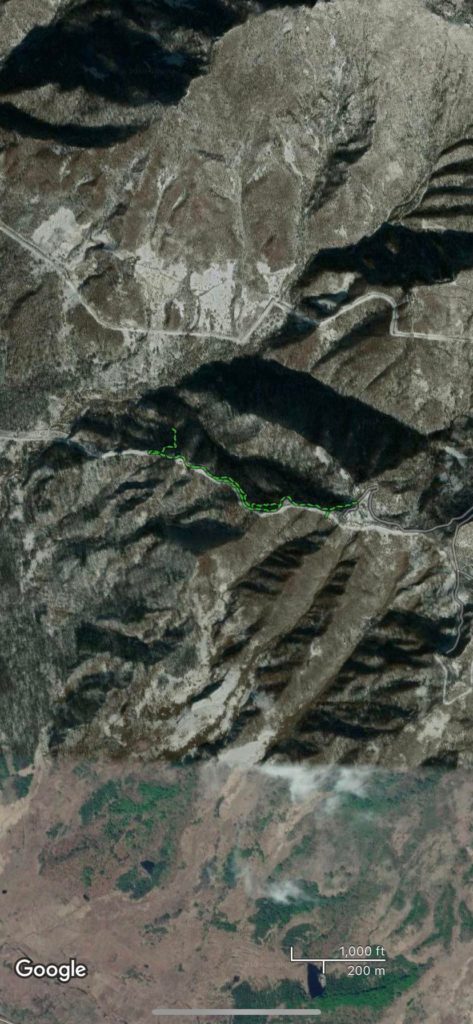 Map : Can anyone tell me what these green dashed lines mean? I zoomed ...