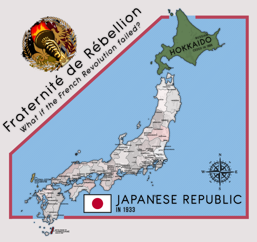 Map : Fraternité de Rébellion: The Japanese Republic in 1933 ...