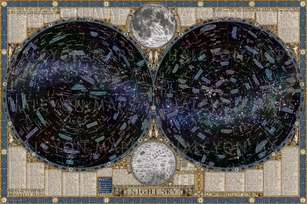 Map : Grand Map of the Night Sky – Infographic.tv – Number one ...