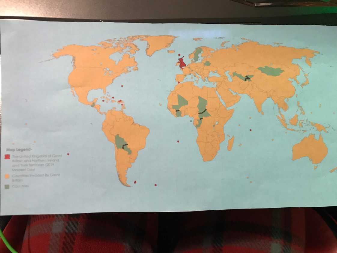 Map : All countries UK has invaded – Infographic.tv – Number one ...