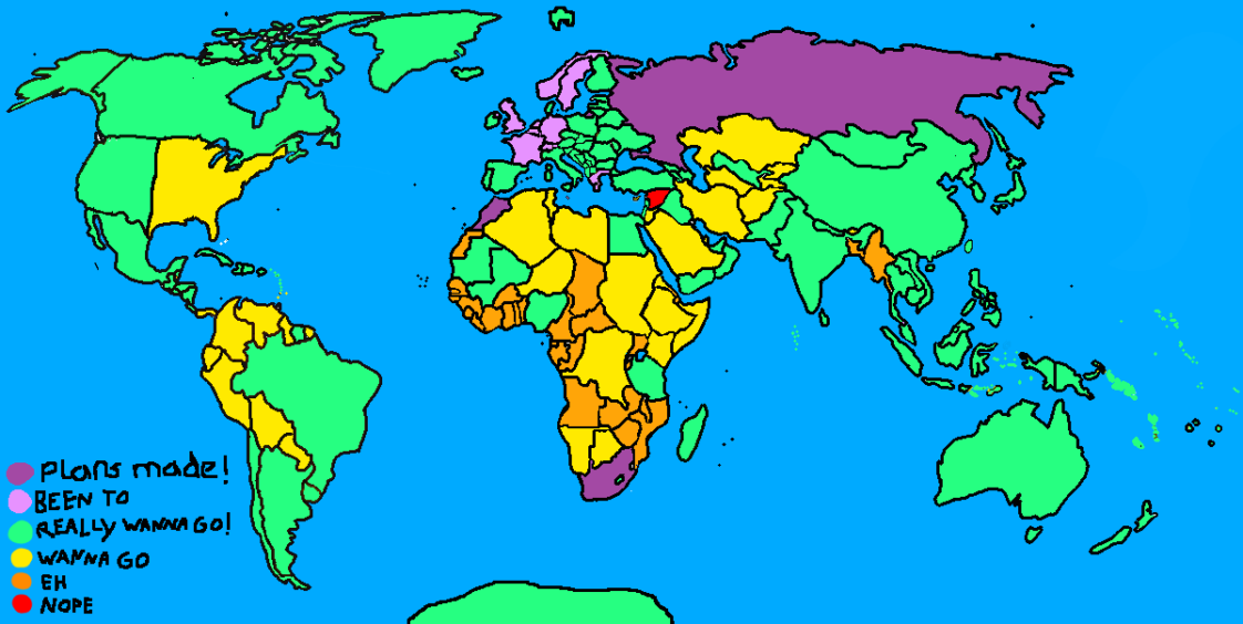 Map : Saw these a while ago so made one myself. added a few things but ...