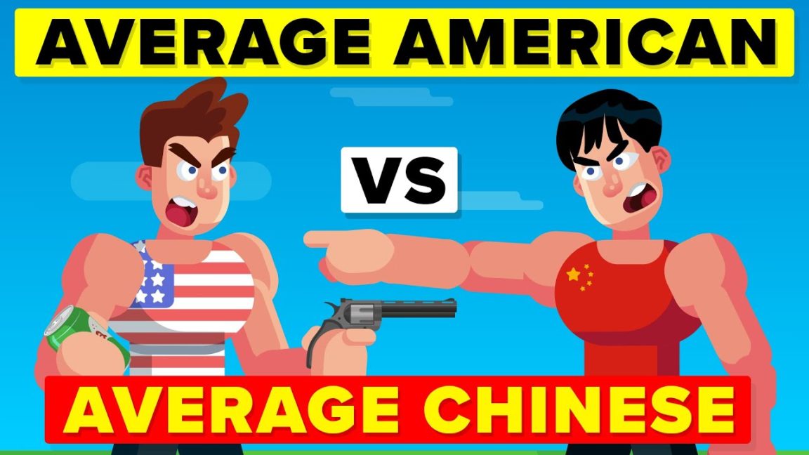 Video Infographic : Average American vs Average Chinese Person ...