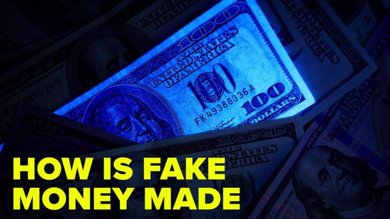 Video Infographic : How Do They ACTUALLY Print Counterfeit Money ...