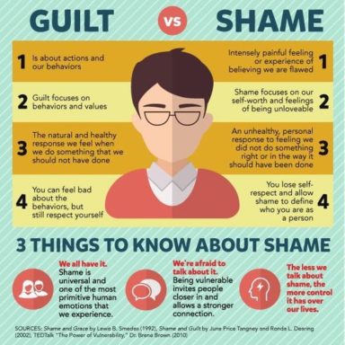 Infographic : Guilt vs Shame - Infographic.tv - Number one infographics ...