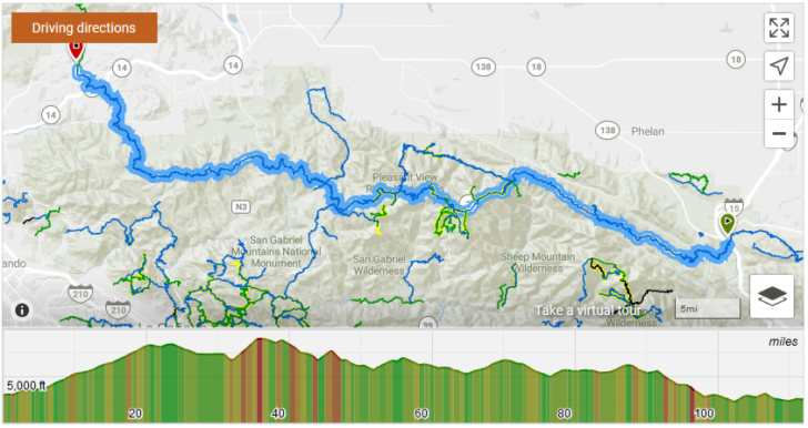 Infographic : What are these color coded trail slope data ...