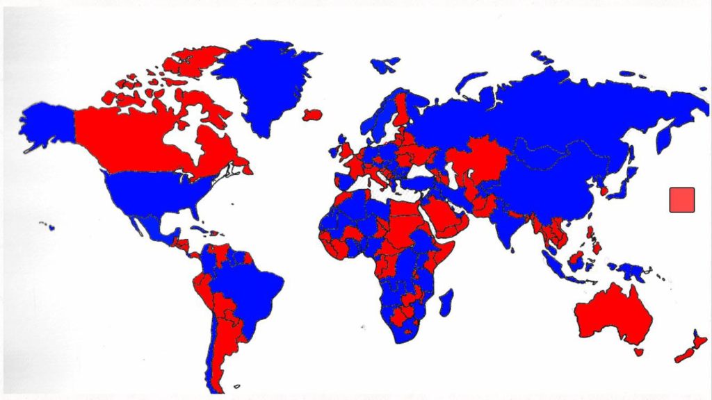 Map : A map of the world and there genders (to me) – Infographic.tv ...