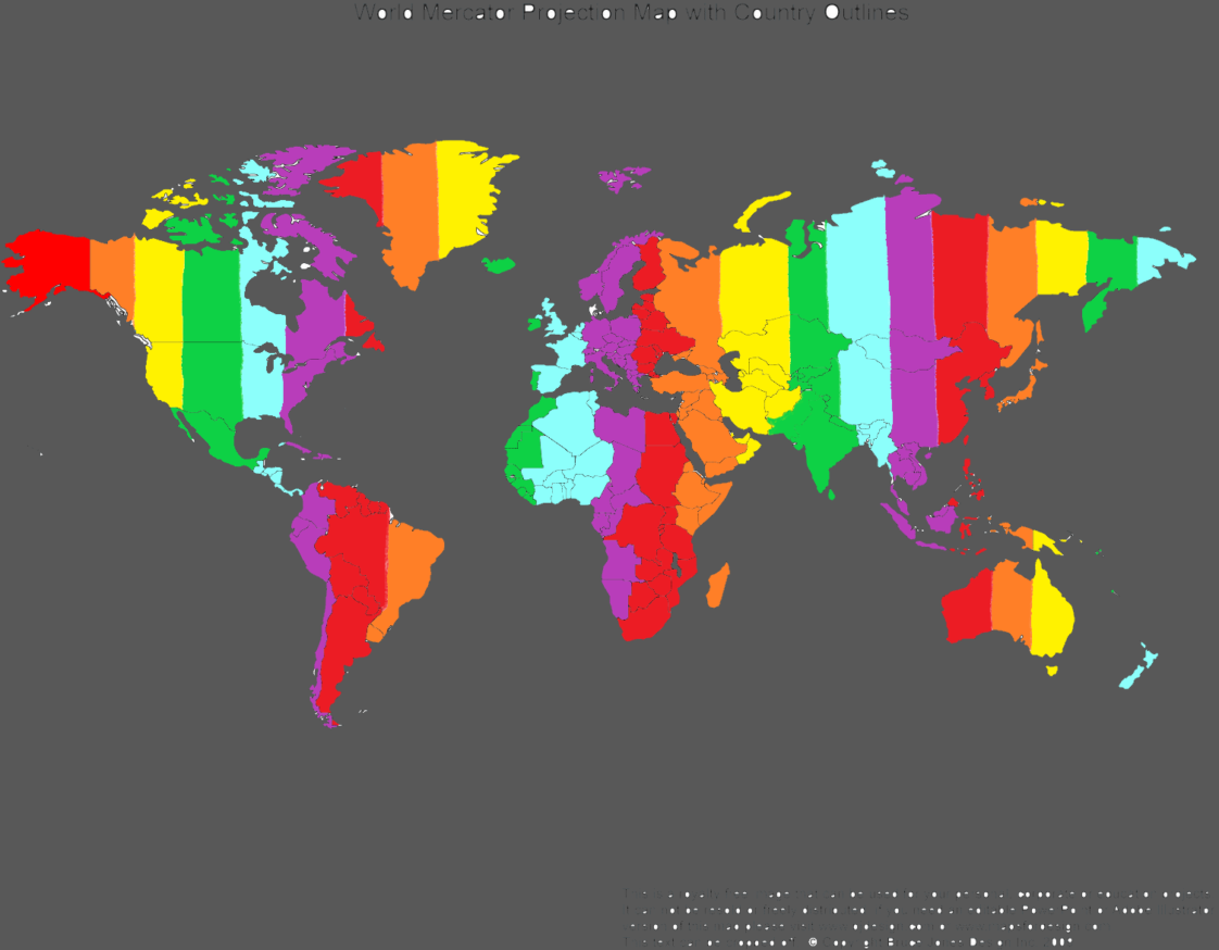 Map : I wanted to make a map with better timezones :) – Infographic.tv ...