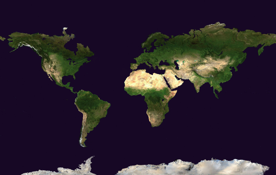Map : The world but there are no islands – Infographic.tv – Number one ...