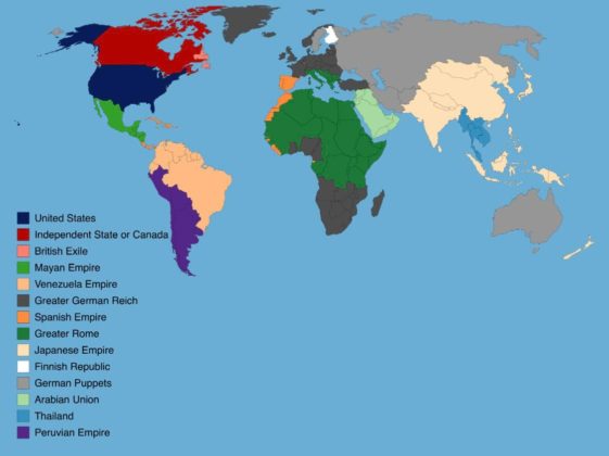 Map : Unrealistic map of axis victory in WW2 - Infographic.tv - Number ...
