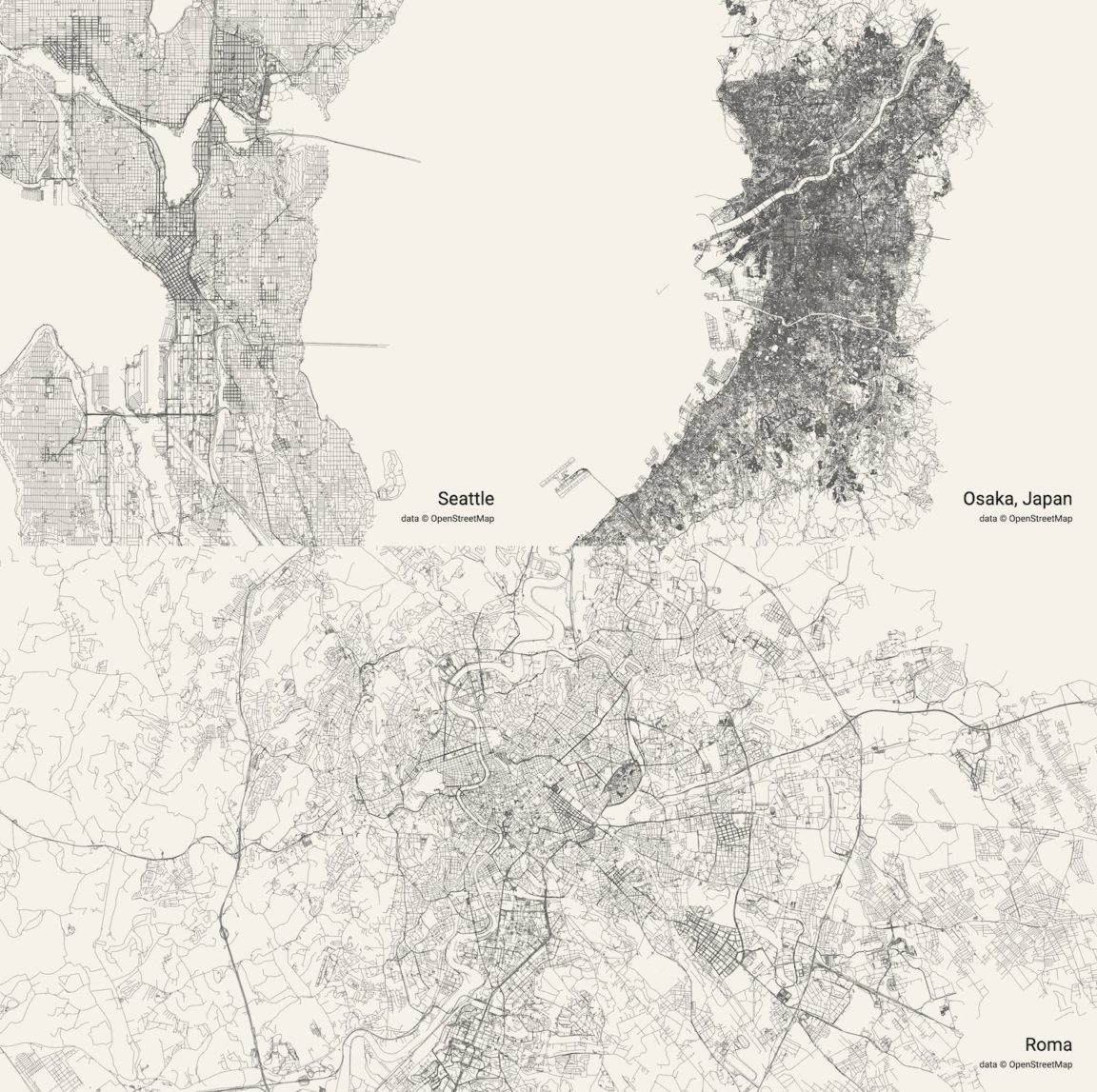 Map : Draw all roads in any city at once – a great open-source web ...