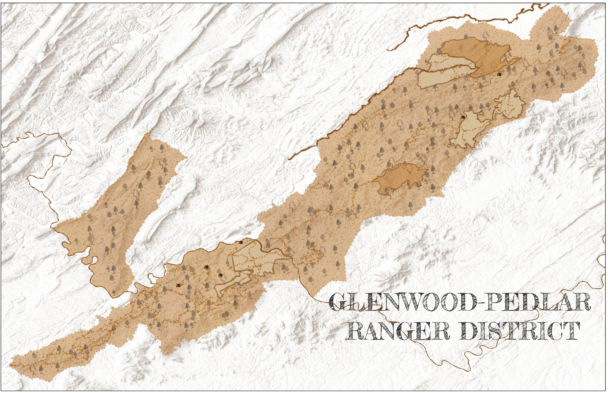 Map : National Forest Ranger District using ArcGIS Pro – Infographic.tv ...