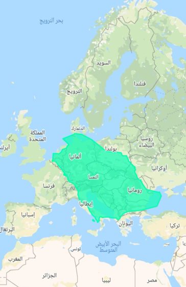 Map : Saudi arabia compared to europe. – Infographic.tv – Number one ...