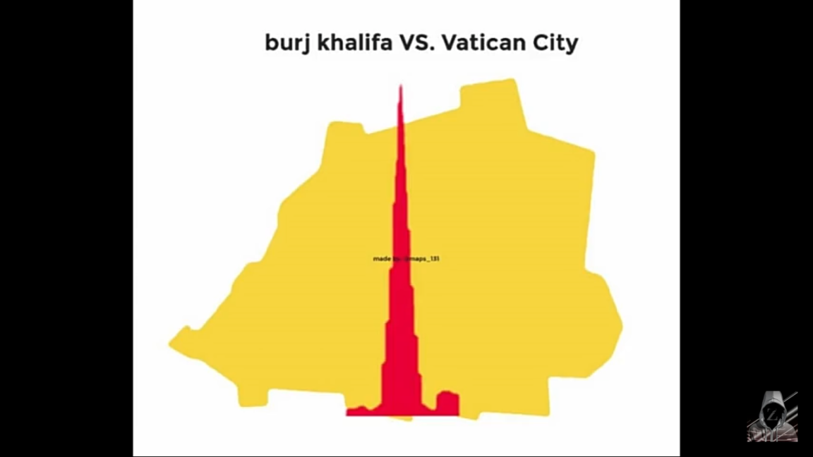 Map : Thats one big building and one small country – Infographic.tv ...