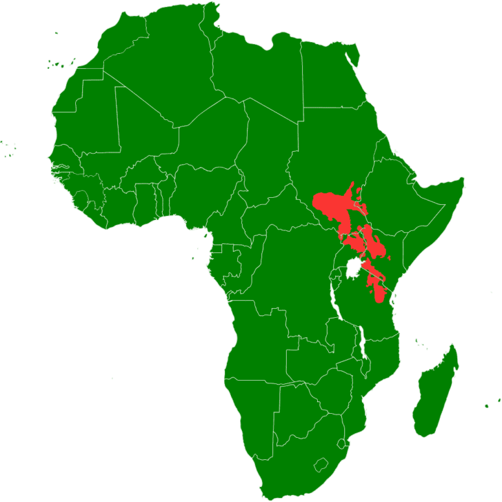 Map : The Nilotic Peoples of East Africa – Infographic.tv – Number one ...