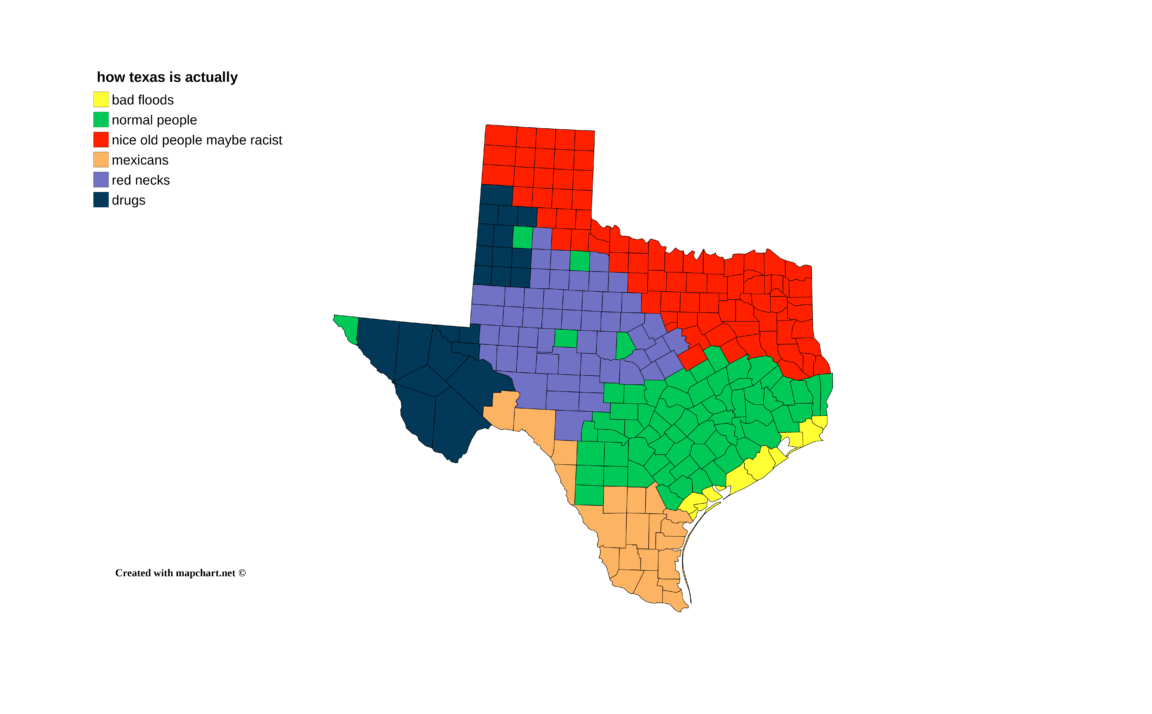 Map : how texas is really by a texan – Infographic.tv – Number one ...