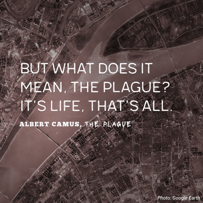 Graph : 💬 But what does it mean, the plague? It’s life, that’s all ...