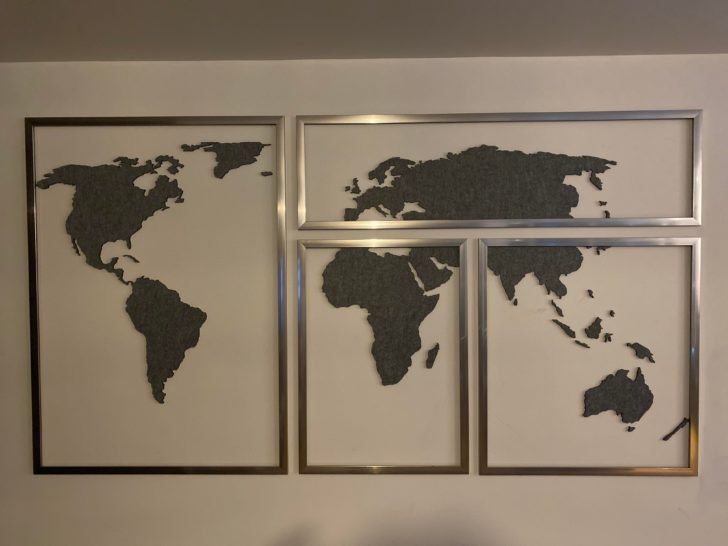 Map : How you like this partition of a world map for decor purposes ...