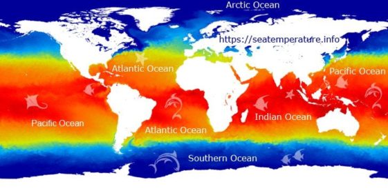 Map : Looking for a sea temperature map of the world – Infographic.tv ...