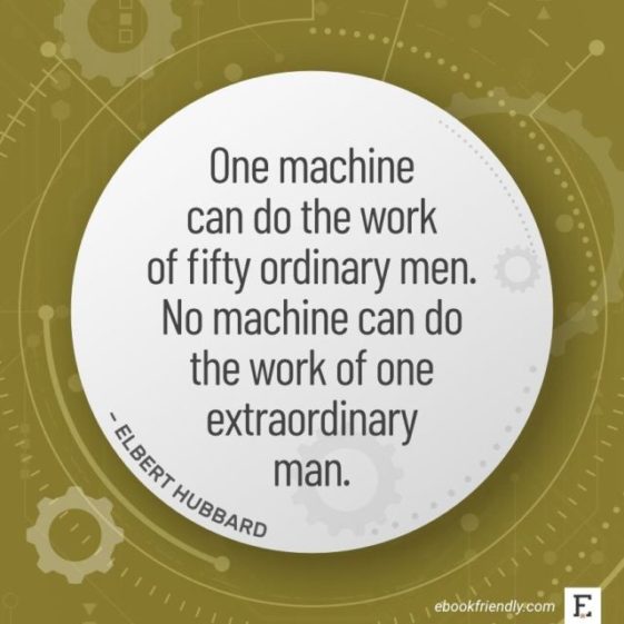 Graph : One machine can do the work of fifty ordinary men. No machine ...
