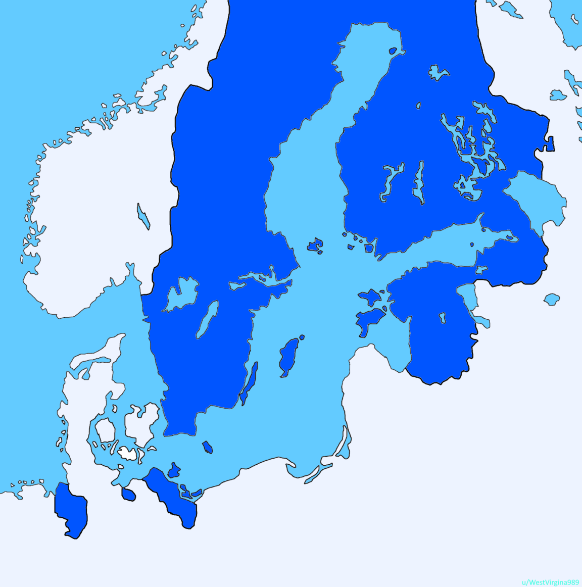 Map : The Swedish empire 1699 (OC) – Infographic.tv – Number one ...