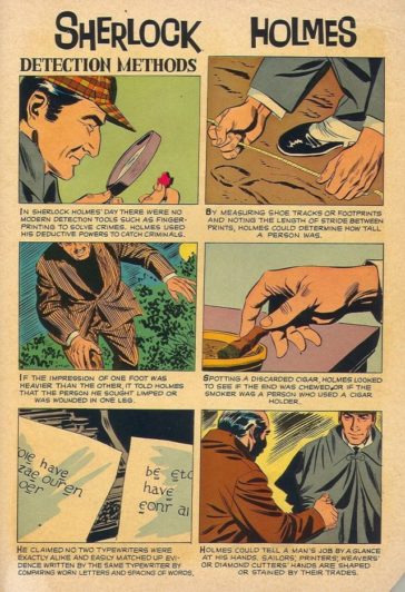 Graph : Sherlock Holmes detection methods – from “The Safe ...