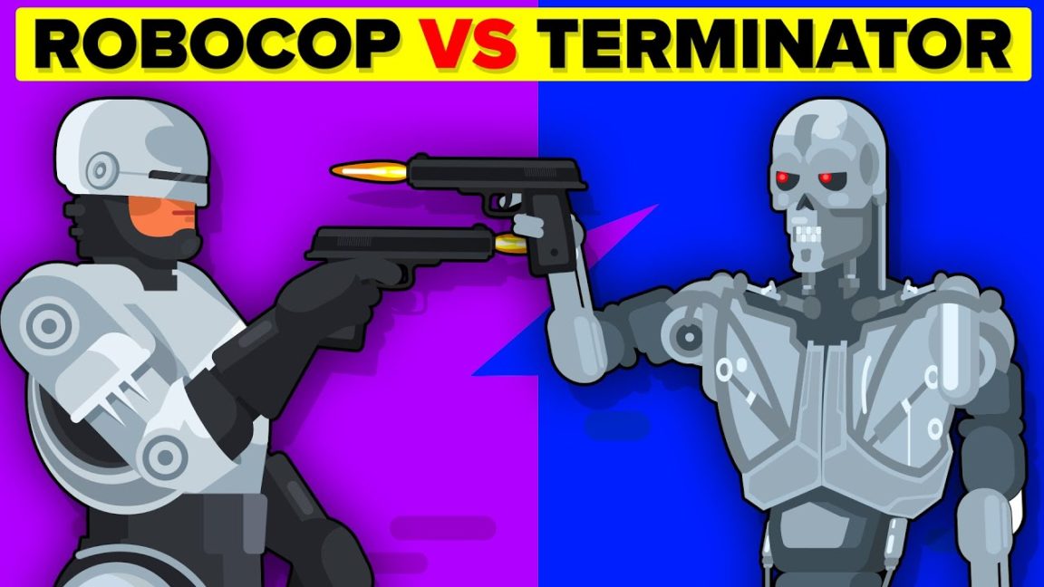 Video Infographic : Terminator vs RoboCop – Who Would Win? (The ...