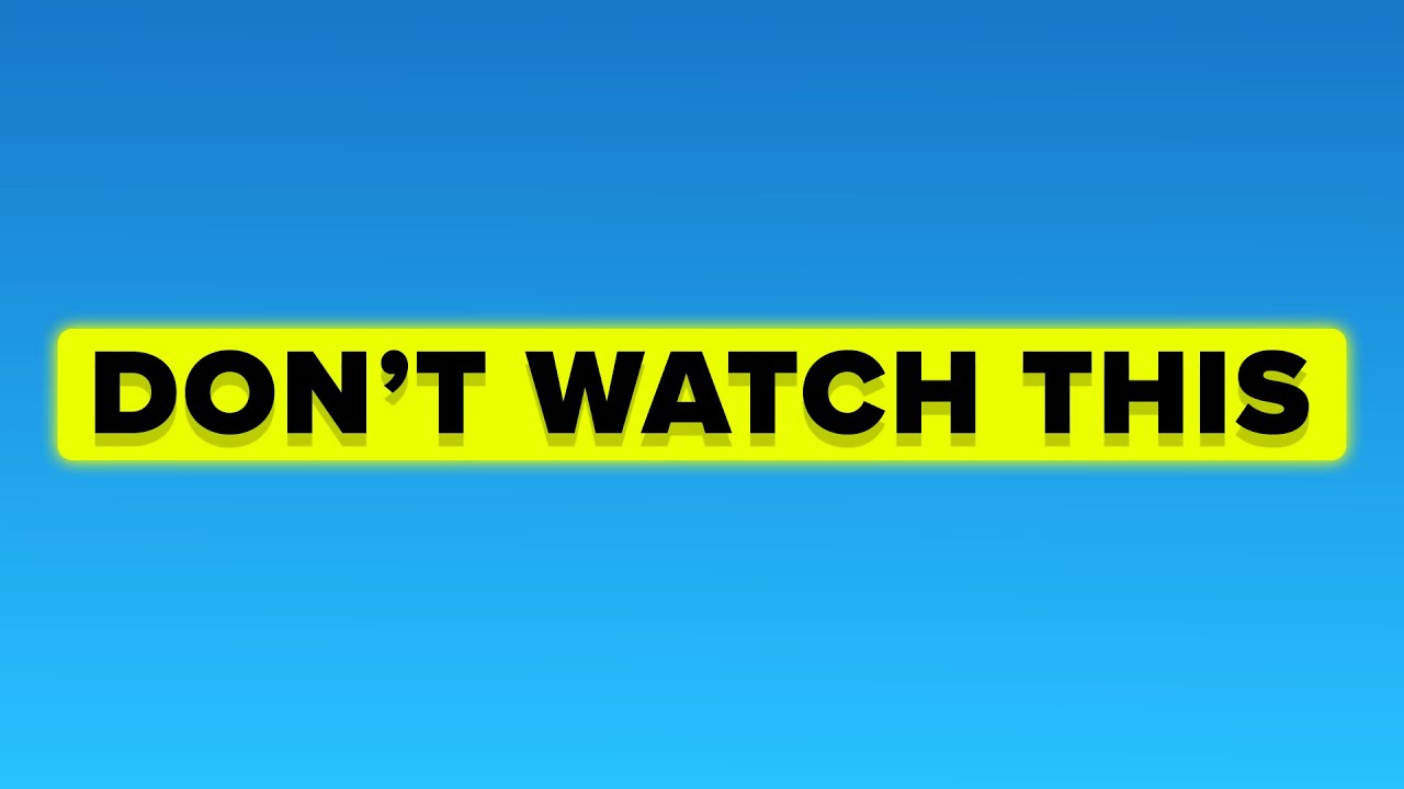 Video Infographic : Don’t Watch This - Infographic.tv - Number one ...