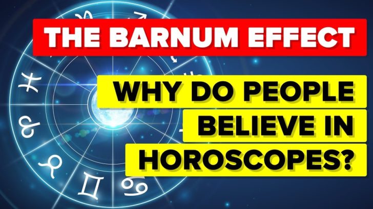Video Infographic : The Barnum Effect - Why Do People Believe In ...