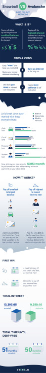 Graph : Snowball vs Avalanche – Debt Payoff Methods Having trouble ...