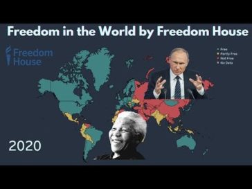 Chart : Freedom in the World by Freedom House from 1972 to 2020 ...